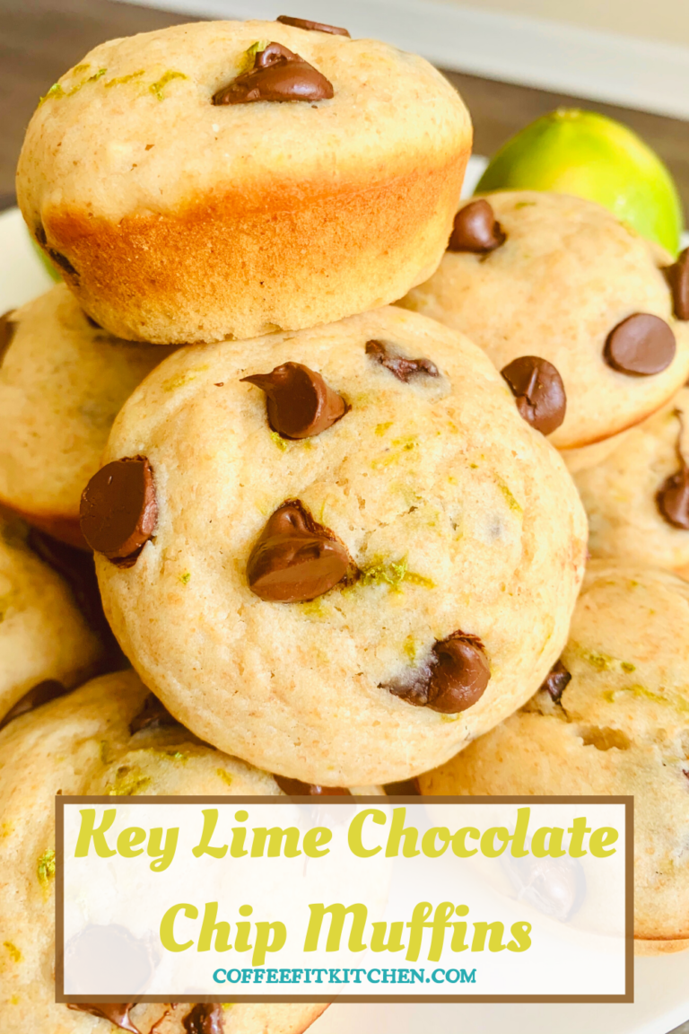 Key Lime Chocolate Chip Muffins · Coffee Fit Kitchen
